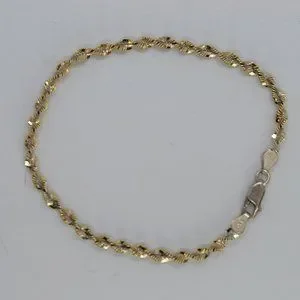 Jewelry | Vintage Silver 925 Fas Twisted 2 Tone Bracelet 8 Marked Italy ...